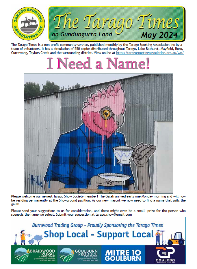 Tarago Times – Tarago Sporting Association