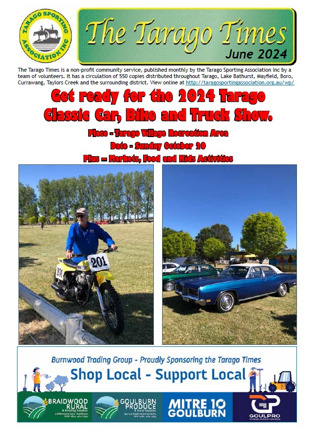 Tarago Times – Tarago Sporting Association